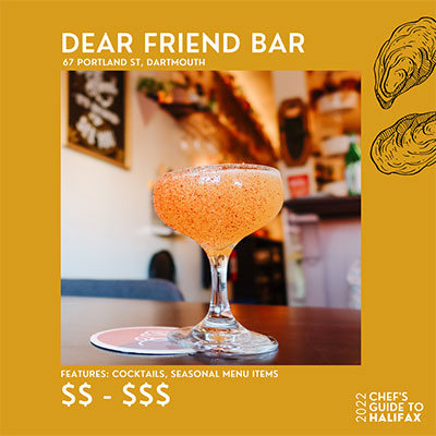 Chef's Guide: DEAR FRIEND BAR – The Seasoned Plate
