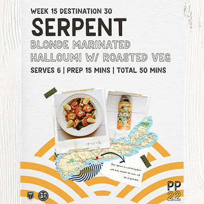 PINTS & PLATES: Serpent Judas Blonde Marinated Halloumi with Roasted V ...