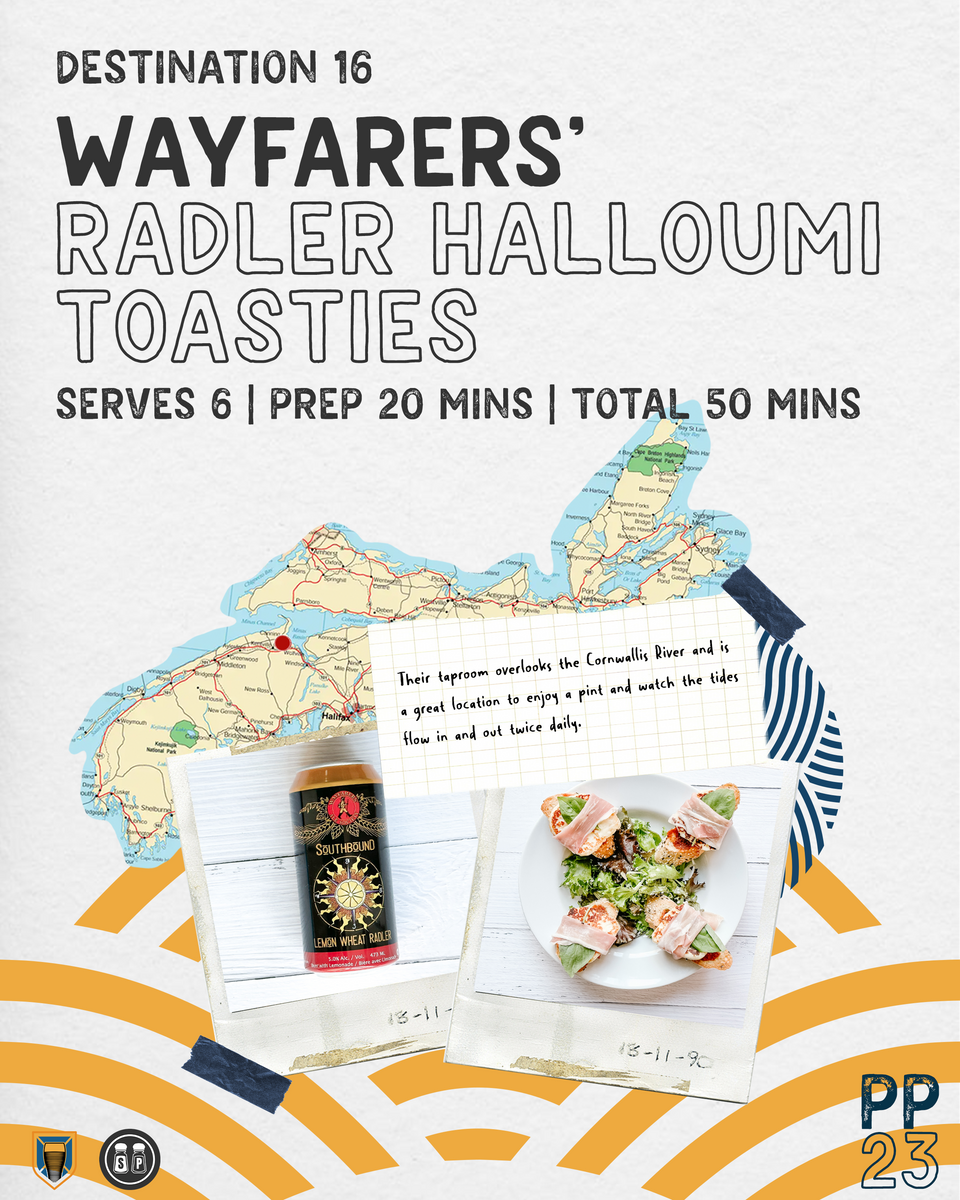 PINTS & PLATES: Wayfarers’ Radler Halloumi Toasties – The Seasoned Plate